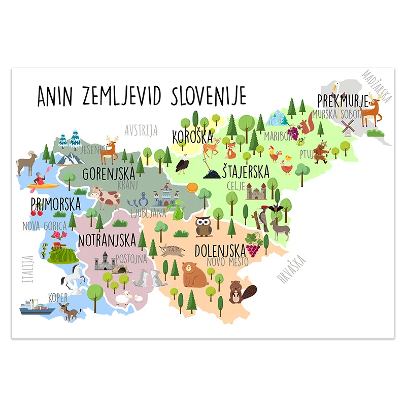 Zemljevid Slovenije Ceste Slovenije Iskanje Na Zemljevidu Najdi.si