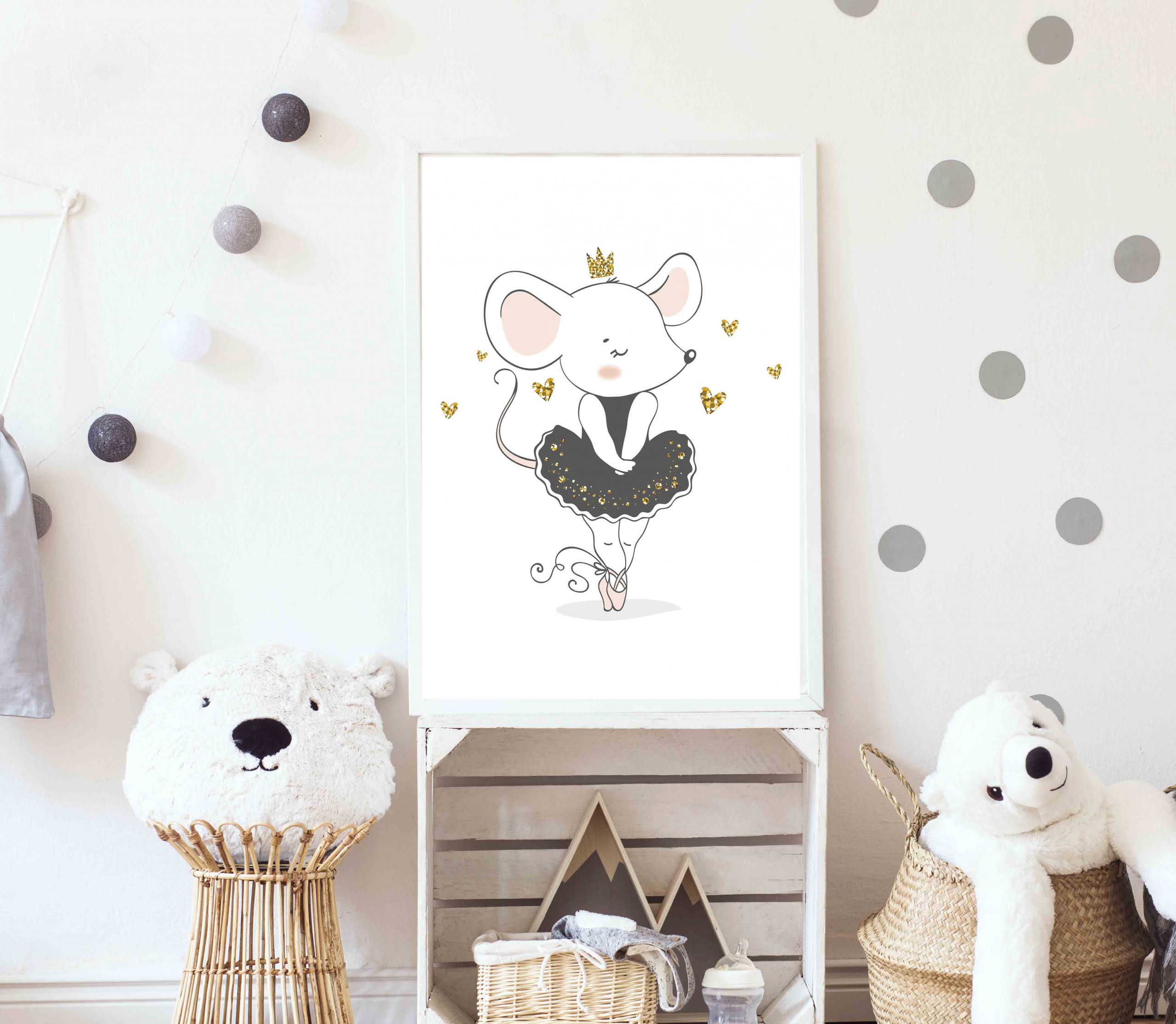 Grafika Miška baletka – Moj mini svet