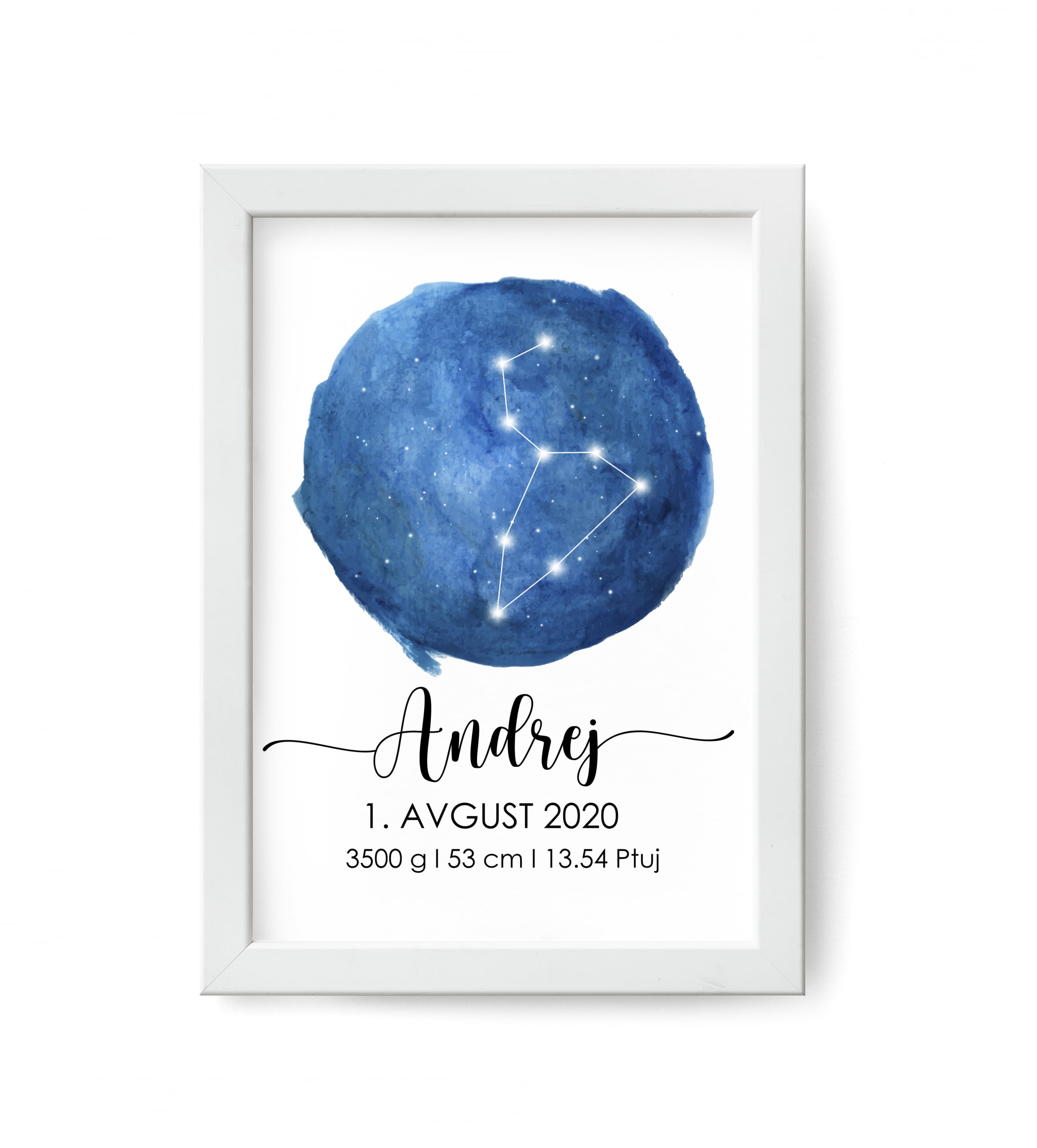 Grafika horoskop – LEV – Moj mini svet